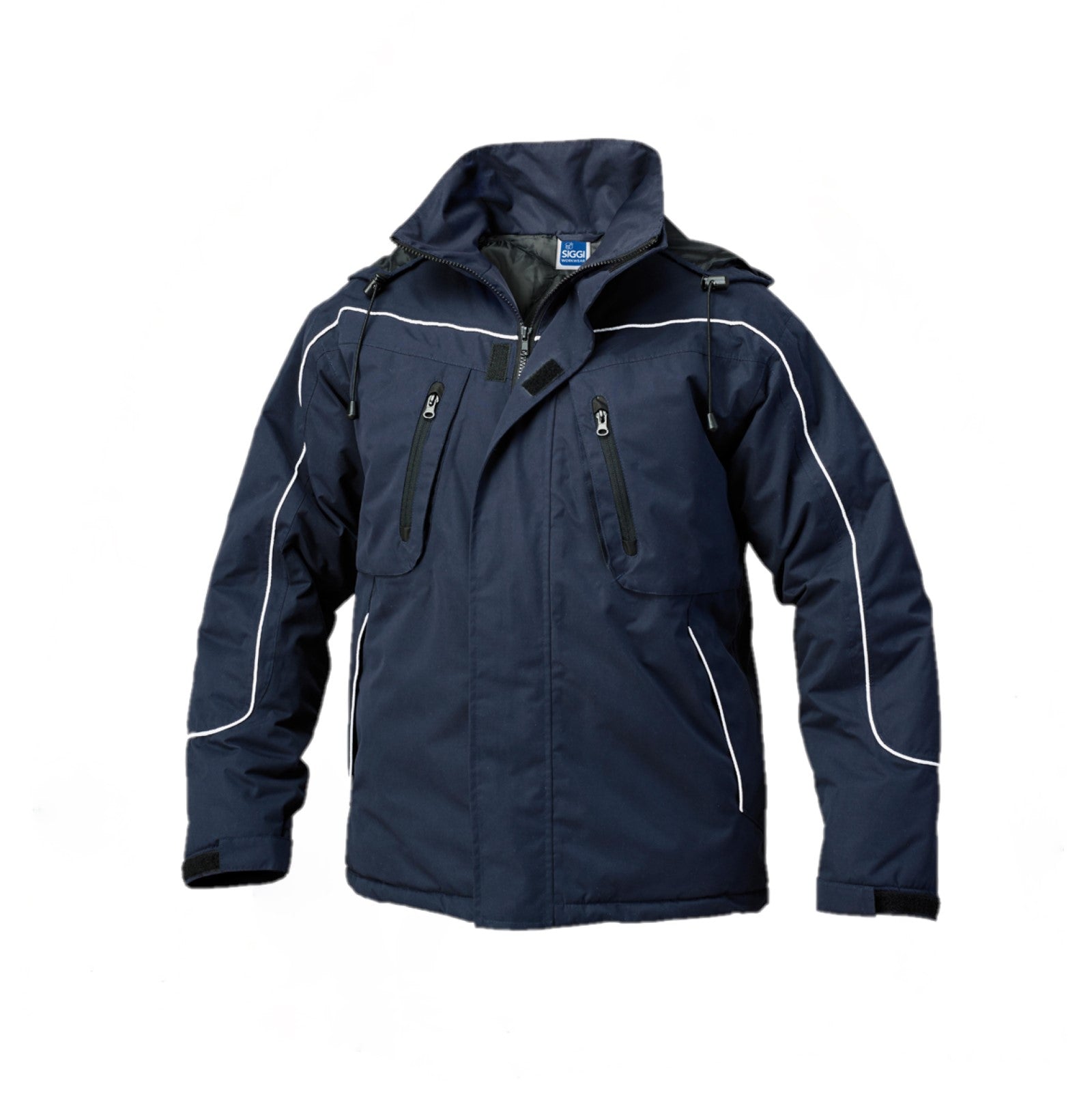 Giaccone Parka Blu Navy imbottito taglie da S a 4XL SIGGI STONE